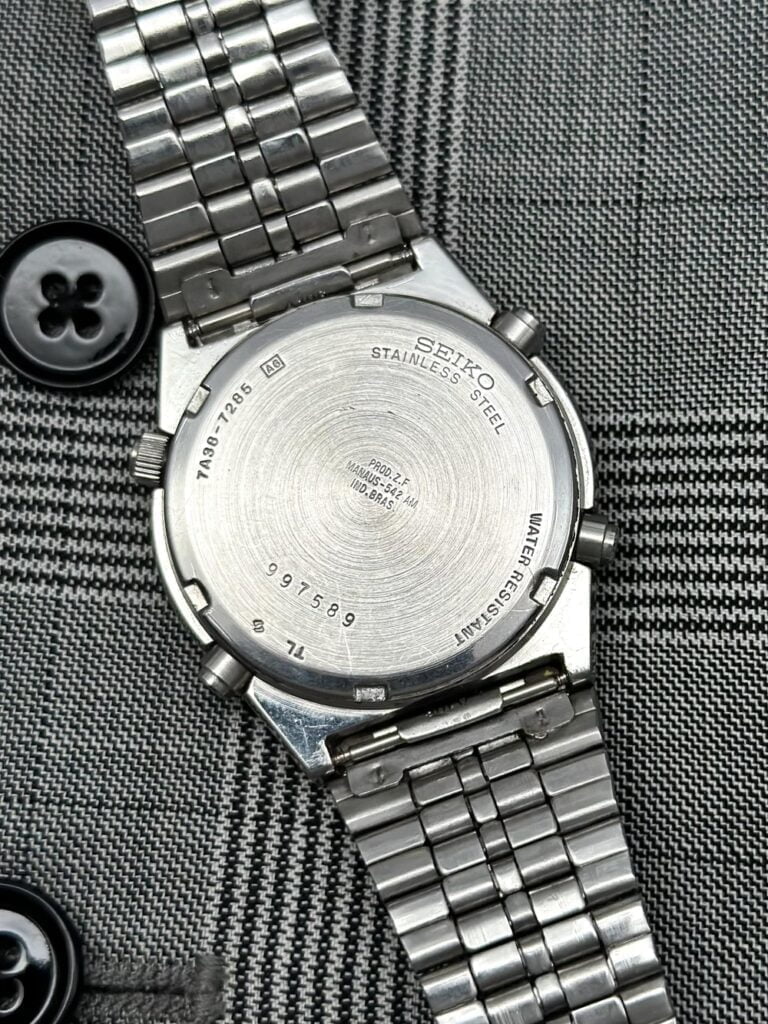 Seiko "First Ever Quartz Chronograph" 7A38 1989, de cuarzo. - Relojes Club