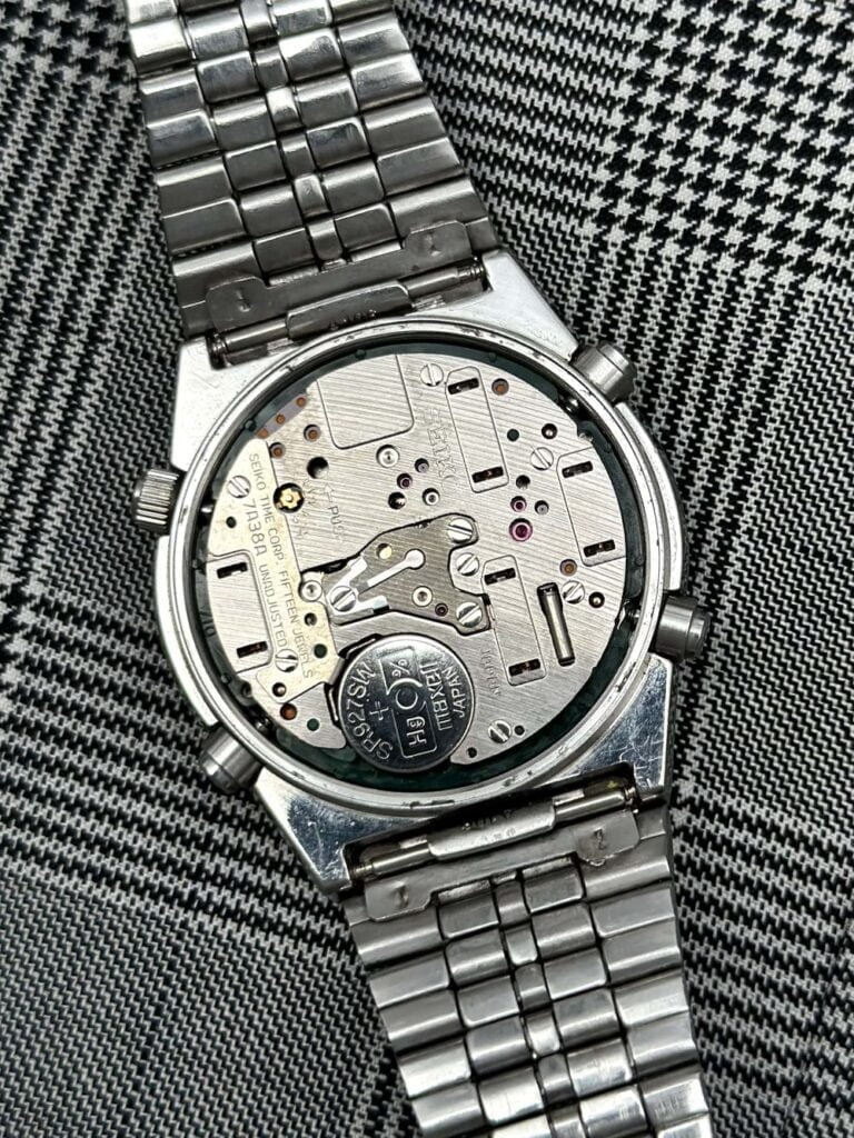 Seiko "First Ever Quartz Chronograph" 7A38 1989, de cuarzo. - Relojes Club
