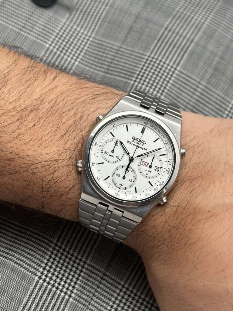 Seiko "First Ever Quartz Chronograph" 7A38 1989, de cuarzo. - Relojes Club