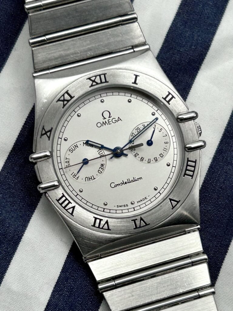 Omega Constellation Manhattan Day Date Steel, de cuarzo. - Relojes Club