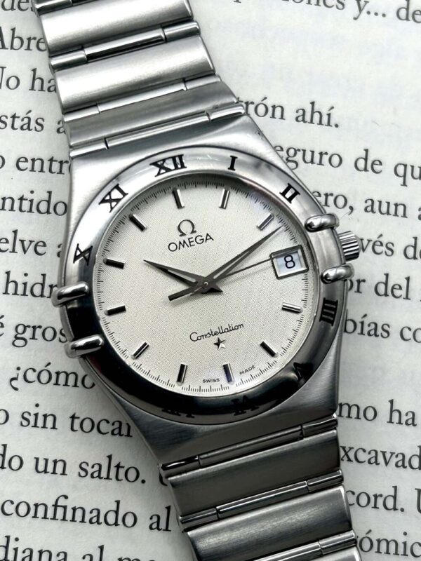 Omega Constellation Manhattan White Dial, de cuarzo. - Relojes Club