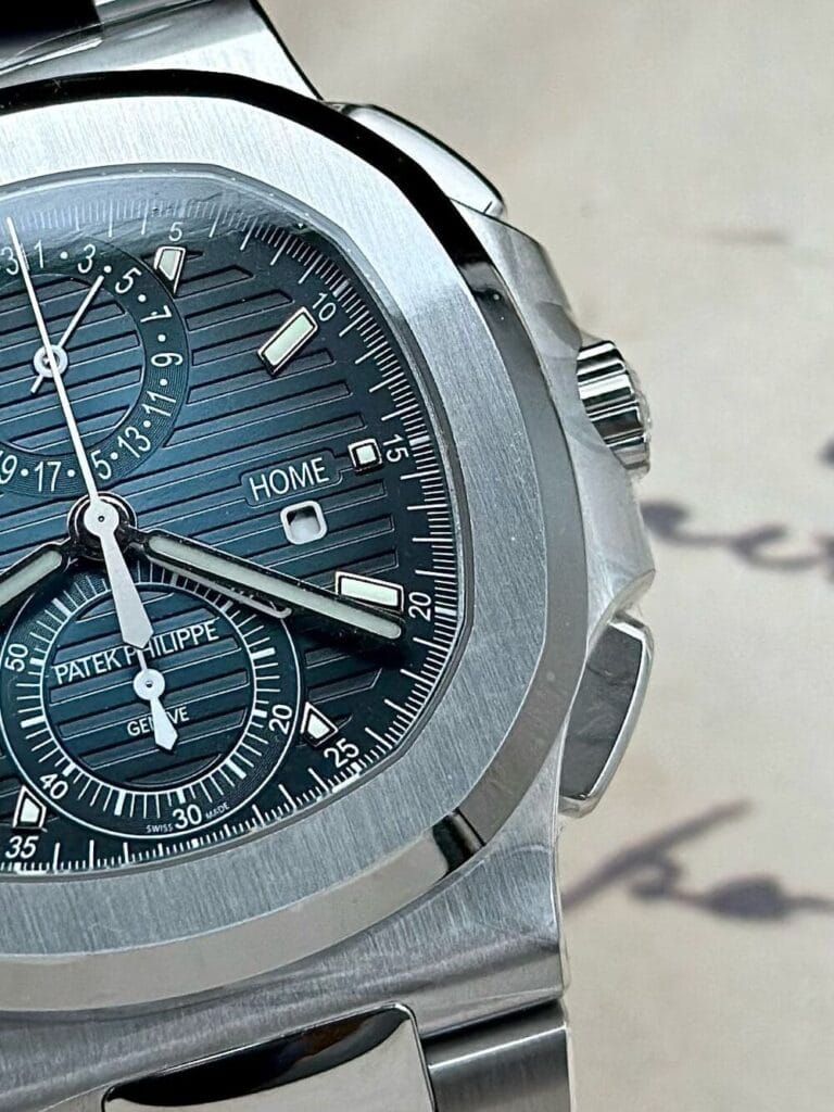 Patek Philippe Nautilus Travel Time Chronograph 5990/1A-011 Blue Dial ...