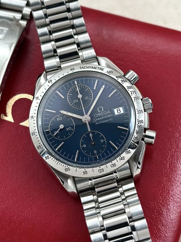 Omega Speedmaster Reduced Date 39 mm Blue Dial 175.0043, automático ...