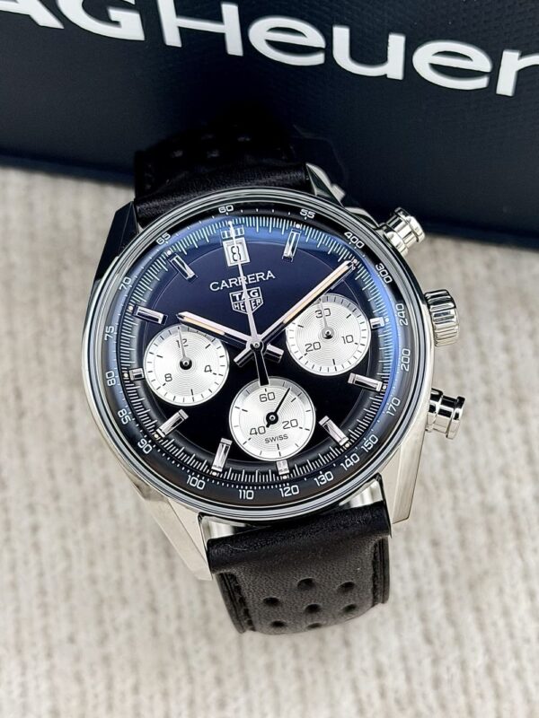 TAG Heuer Carrera "Glassbox" Reverse Panda 39 mm CBS2210.FC6534 ...